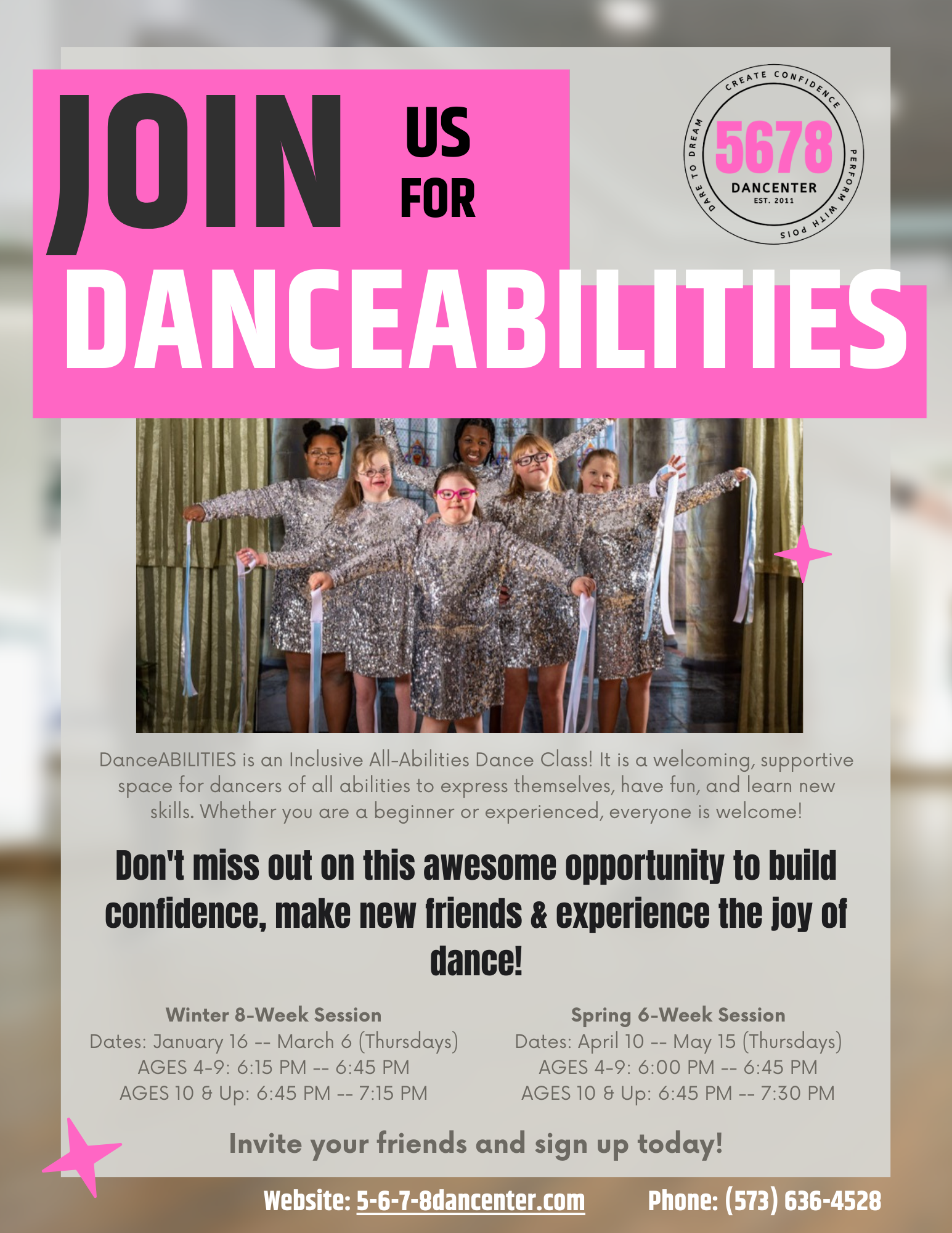 Class Information | 5-6-7-8dancenter.com